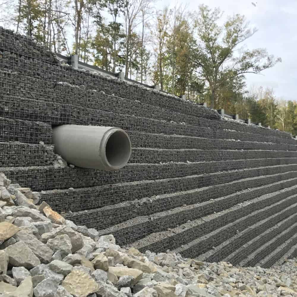 Gabion Wall Structures - Slope Stabilization Products & Solutions
