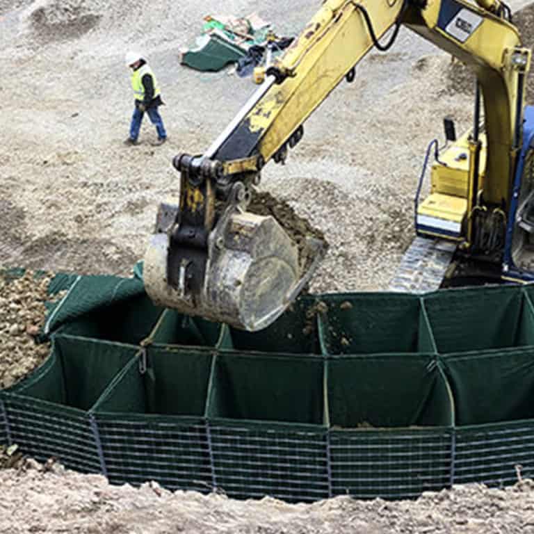 Welded Wire Forms For Retaining Walls & Earth Stabilization