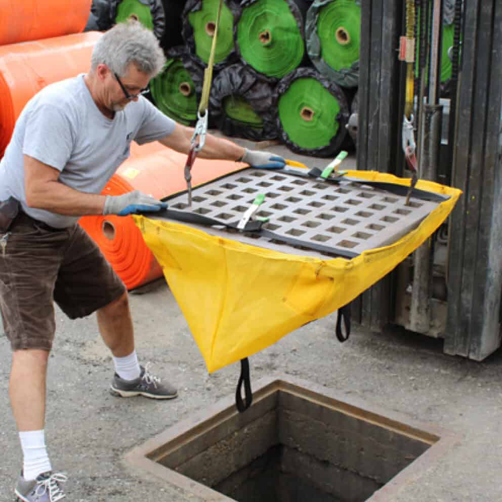 EconoSack - Below-Grate Storm Drain Filters For Construction Sites