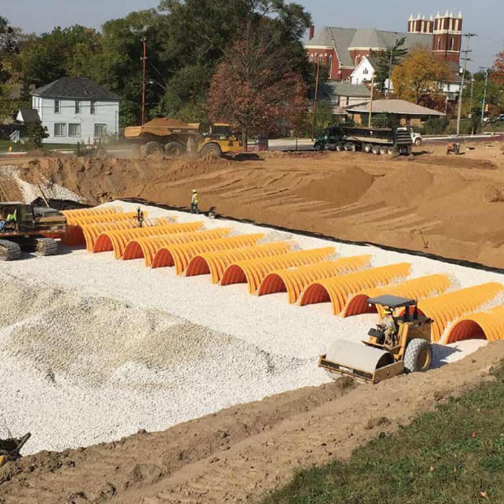 Arched Chambers - Subsurface Stormwater Management