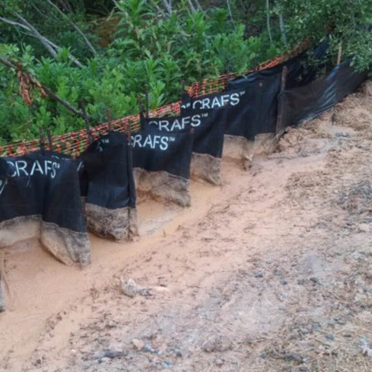 CRAFS - Sediment Control Fence System For Concentrated Runoff