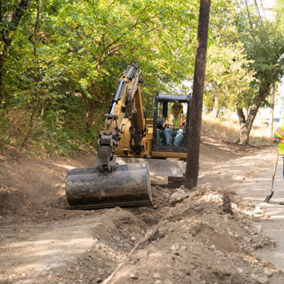 Ditch Lining - Using Concrete Canvas To Address Eroding Bar Ditch