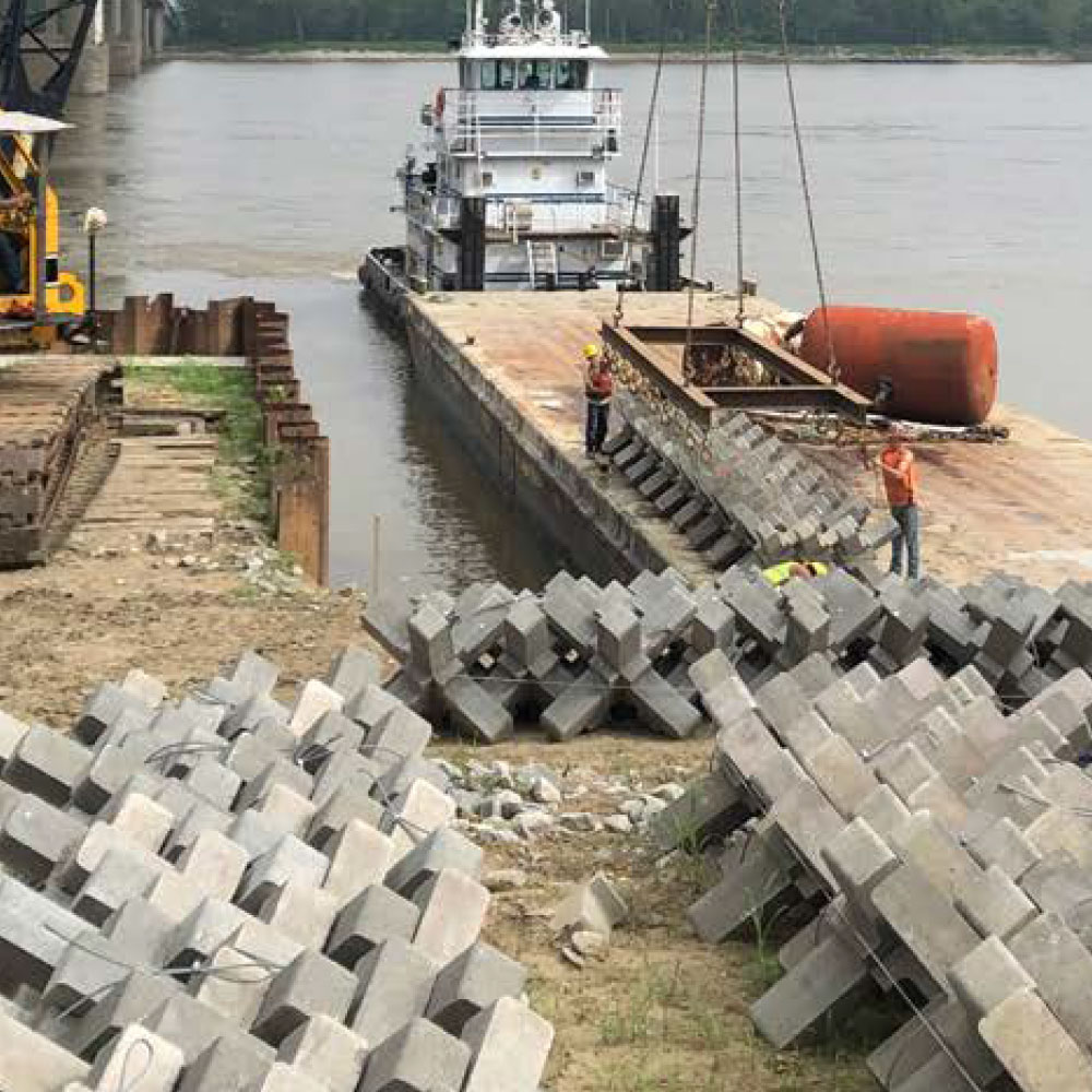 Interlocking Concrete Units - A-Jacks® & Shorejax™ Products