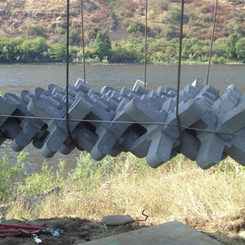 Interlocking Concrete Units - A-Jacks® & Shorejax™ Products