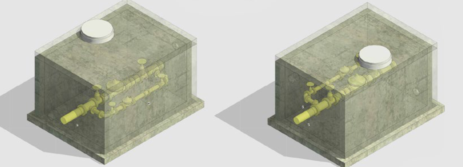 PRV Vault Design From Sketch To BIM - VDC Services Case Study
